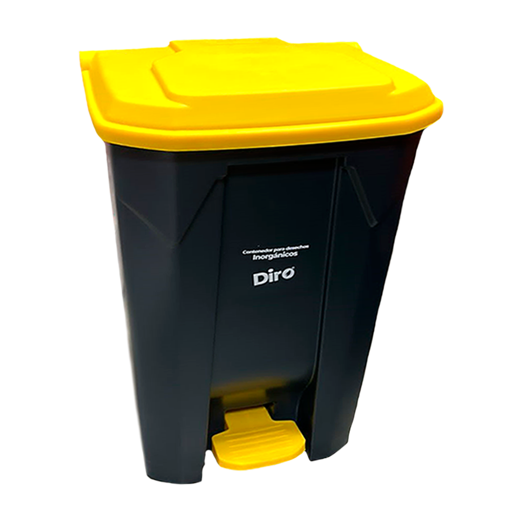 BASURERO CON PEDAL Y TAPADERA 80 Lts